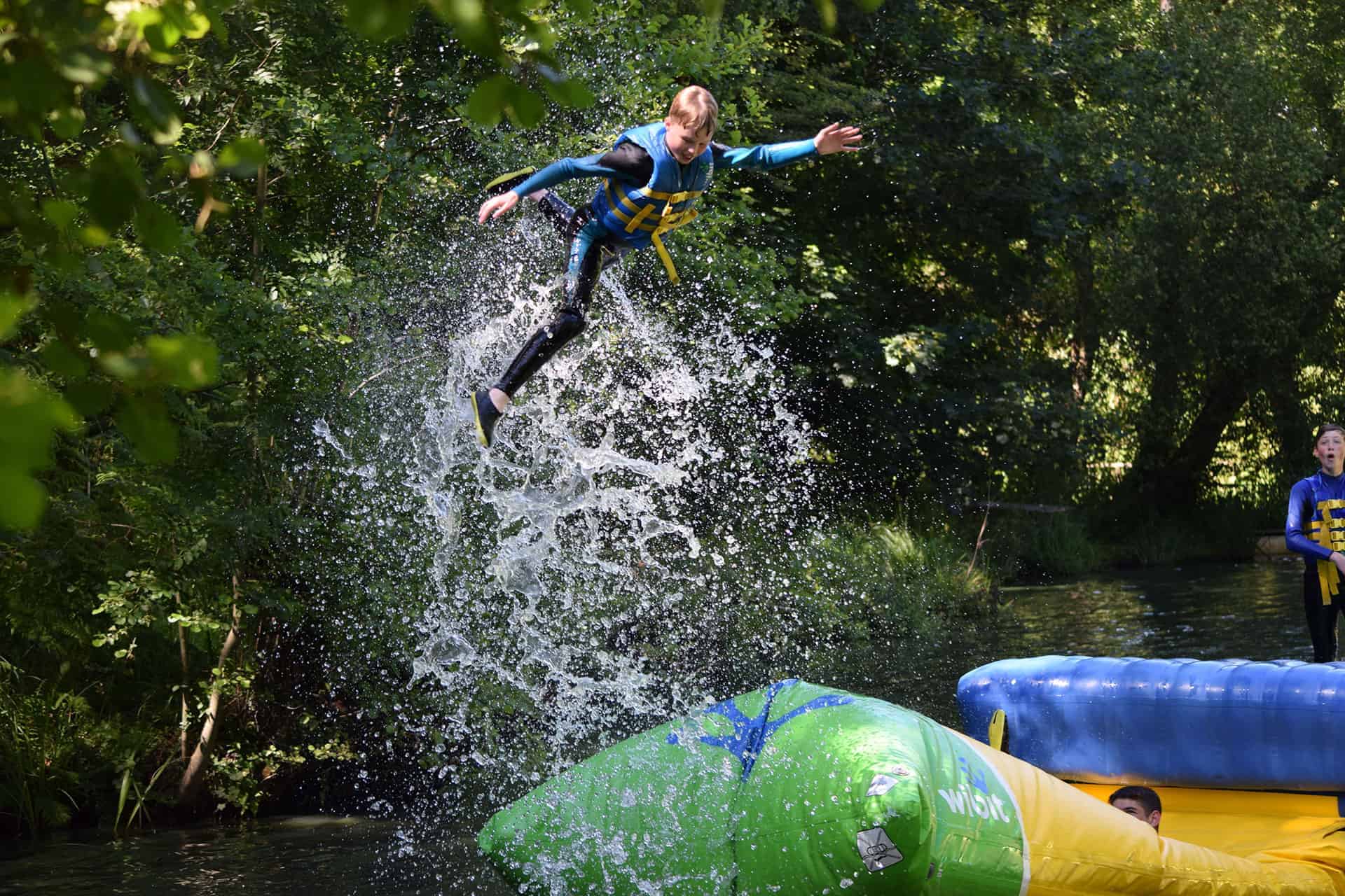 Water Park - A Total Wipeout Wibit Course. (Located at Corfe Castle ...